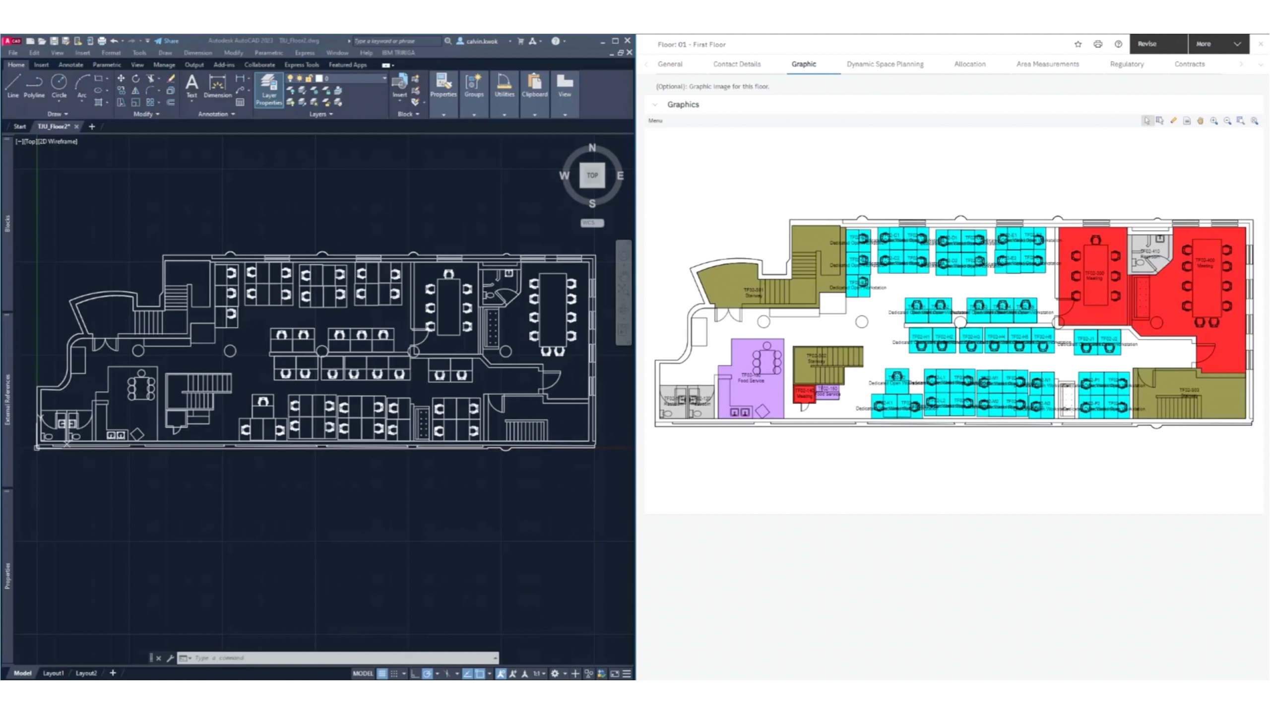 Seamlessly Integrate your Floor Plans Between AutoCAD and IBM TRIRIGA